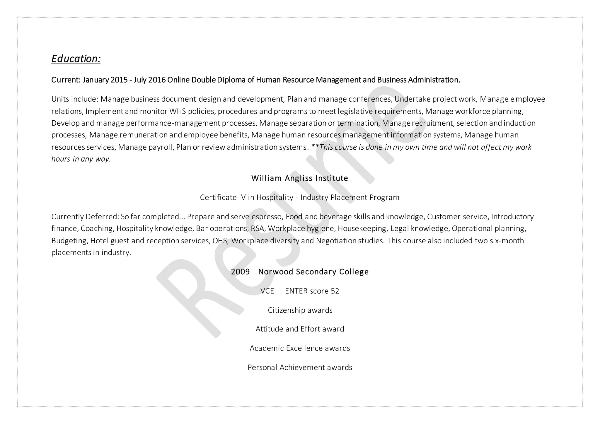 CarolineLow.Resume2015 | DOCX