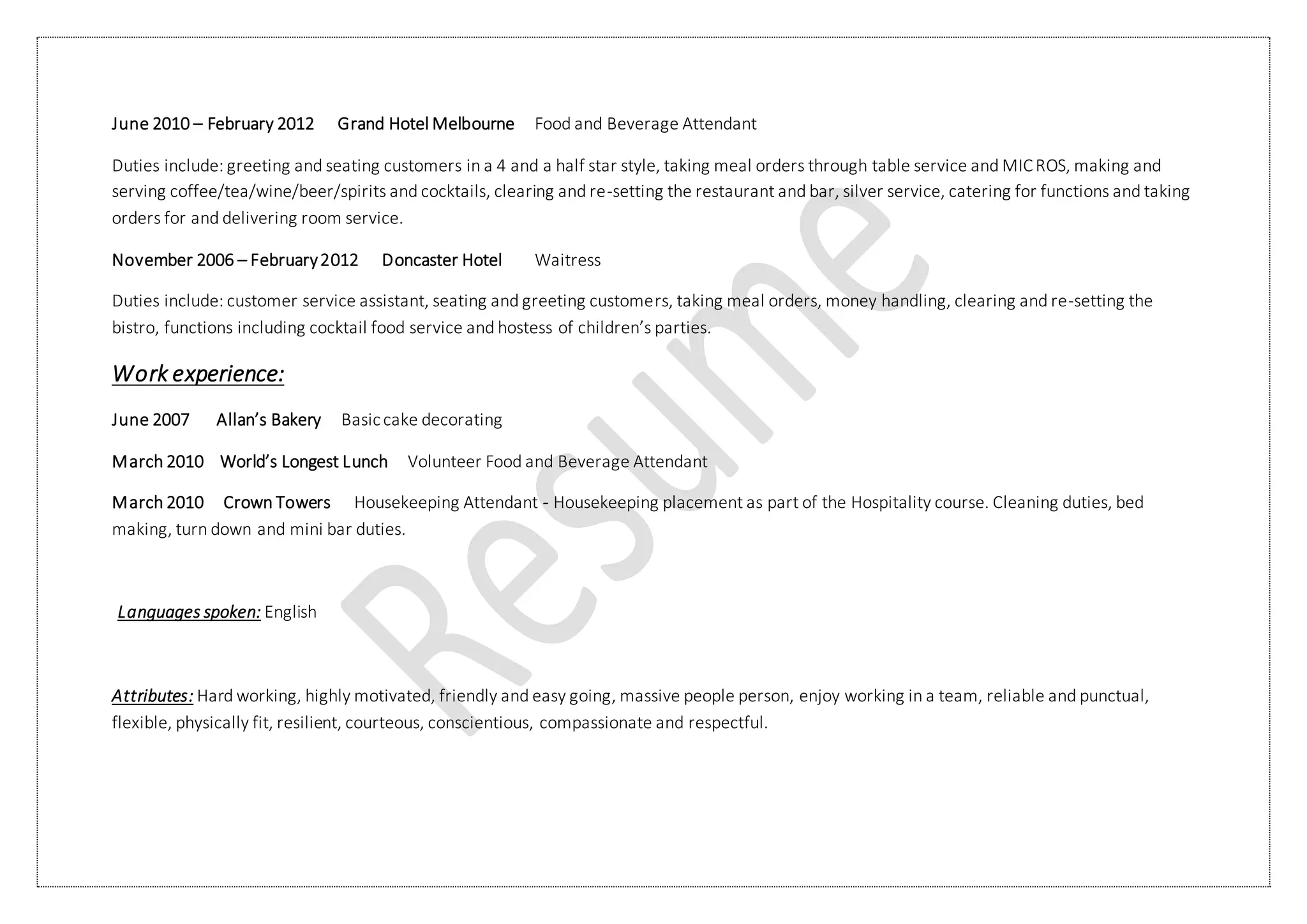 CarolineLow.Resume2015 | DOCX