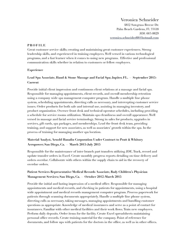 Resume June 2016 | PDF | Healthcare Industry | Industries