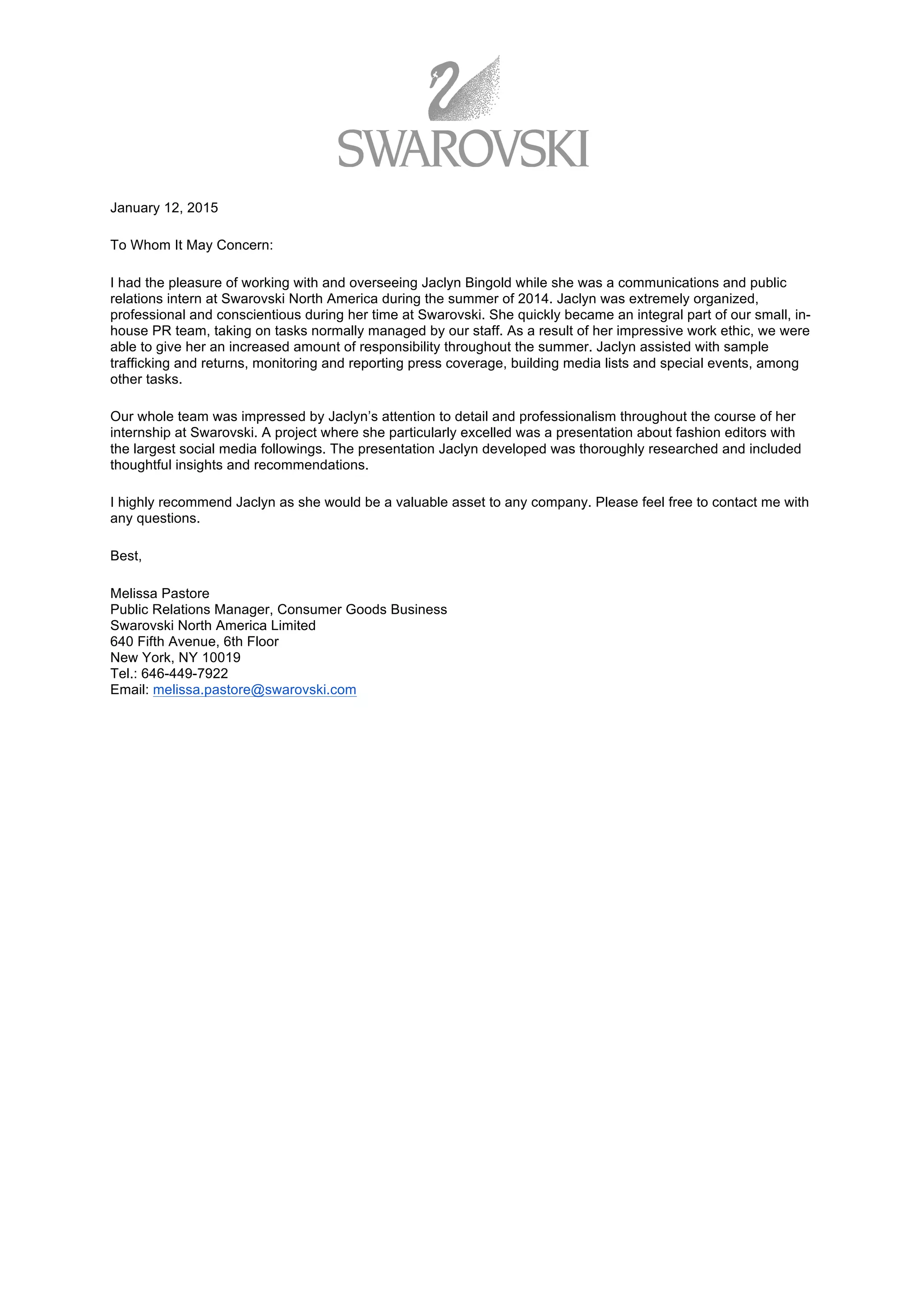 Swarovski Reference | PDF