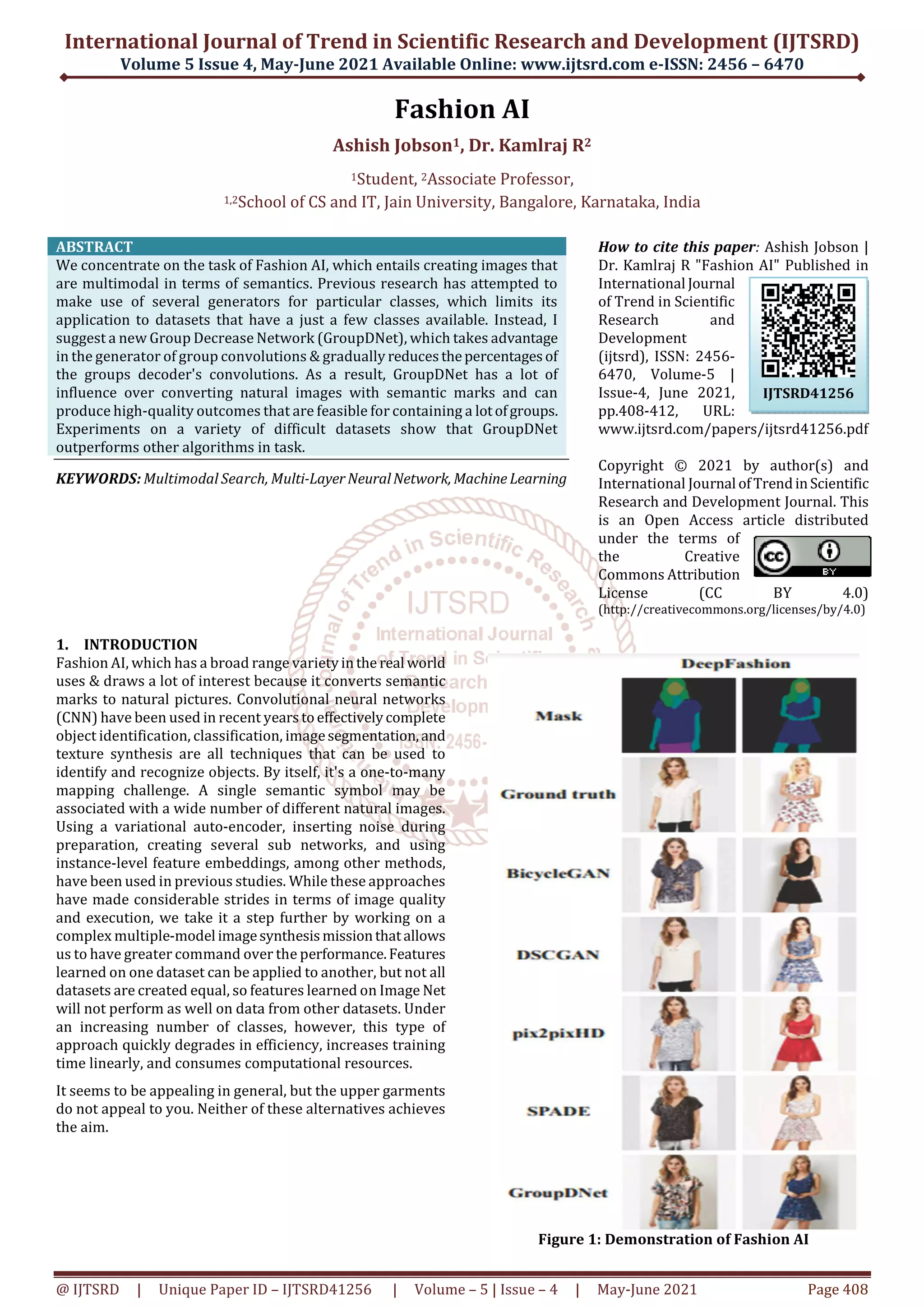 Fashion AI | PDF | Graphics Software | Computer Software and Applications