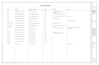 Work Sample - Interior Finish Schedule 1 | PDF