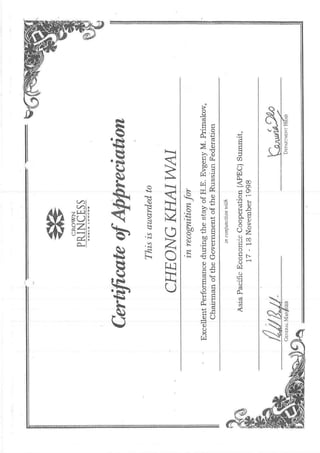 Ray certificate | PDF