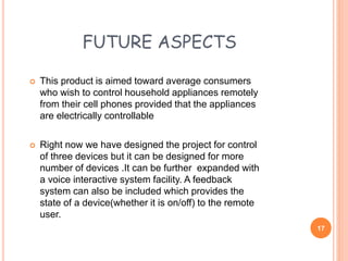 GSM-BASED-HOME-AUTOMATION-PPT | PPTX