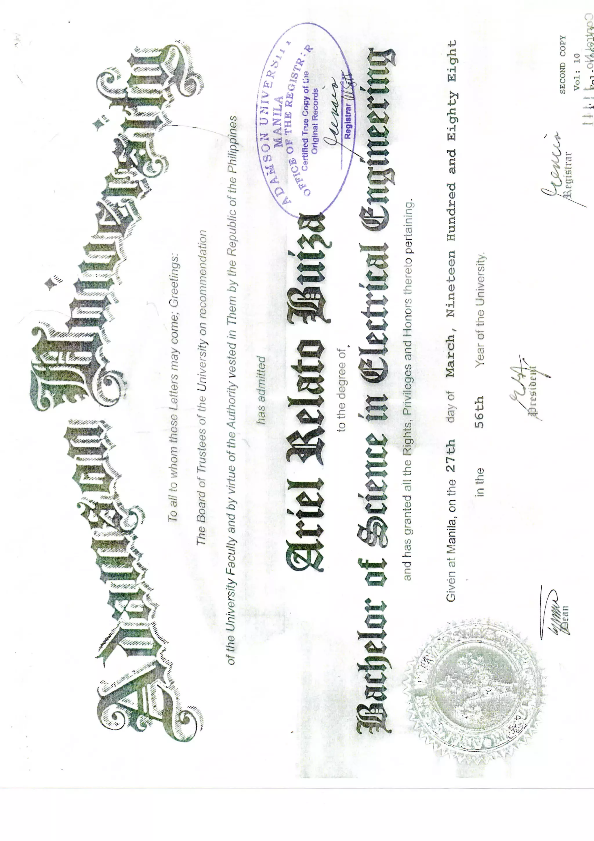 ARBuiza-BS Diploma | PDF
