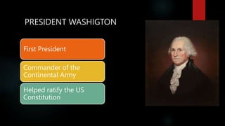 The First President of the United States | PPTX