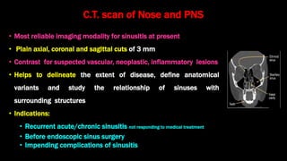 Clinical features and diagnosis of rhinosinusitis | PPT