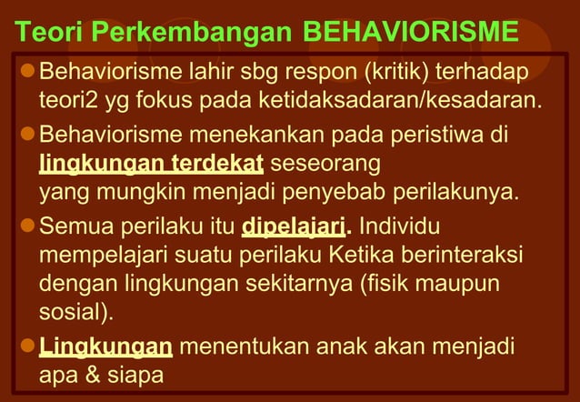 6)a.Teori Perkembangan Behaviorisme.pptx