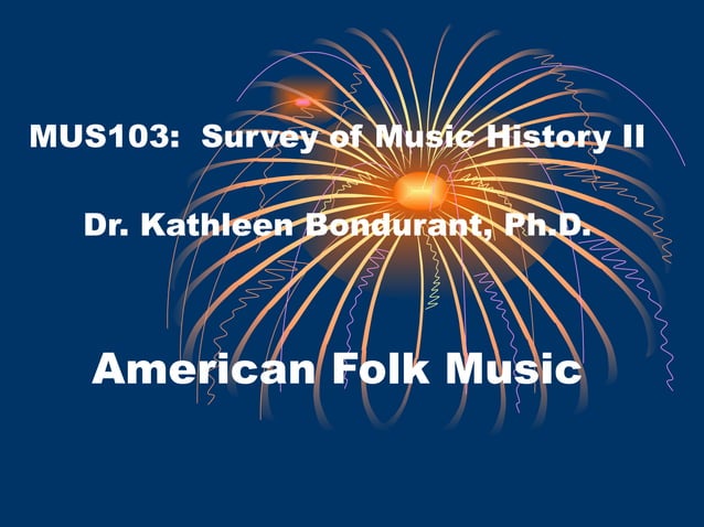 6 A.Folk Music | PPT