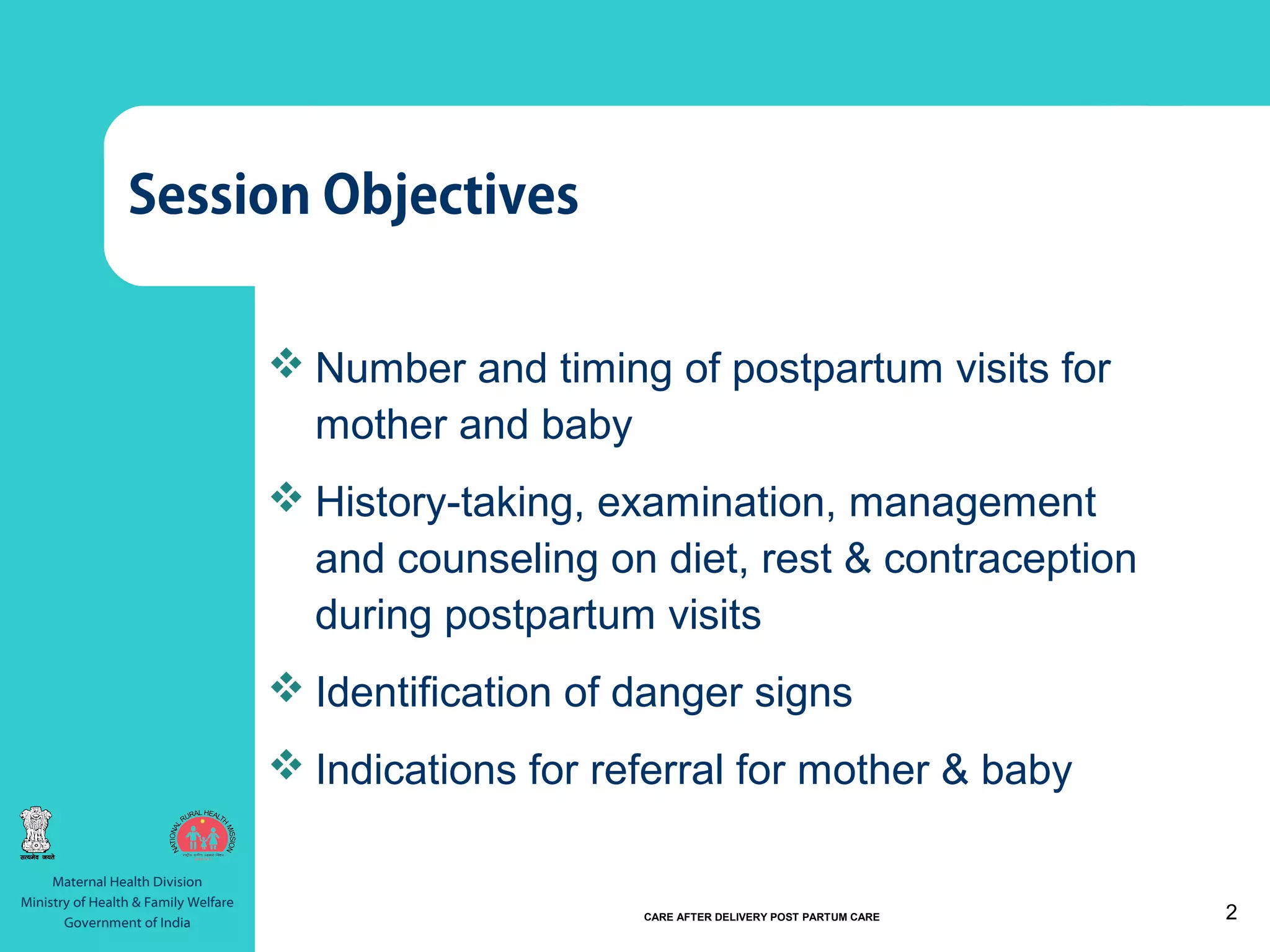 6a post partum care | PPT