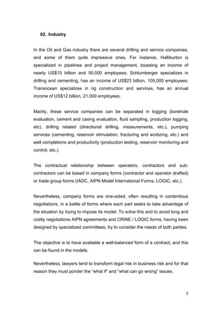 Oil and Gas Contract Law_Contratual Risks Operators and Contrators_Dez ...