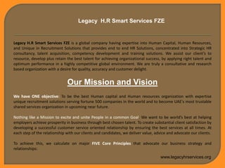 Legacy - Company Profile | PDF | Human Resources | Business