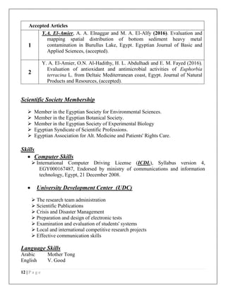 Yasser CV 2016. | PDF