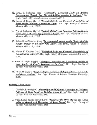 Yasser CV 2016. | PDF