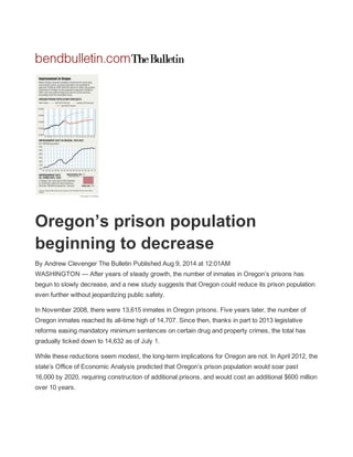 ClevengerPrisonPopulation | PDF