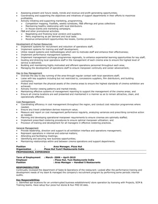 Resume(Nethaji) (1) | DOC