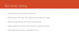 Test driven | PPTX
