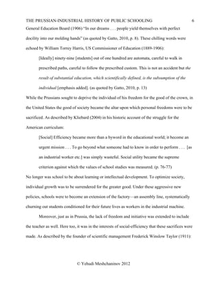 the-prussian-industrial-history-of-public-schooling1 (1) | PDF