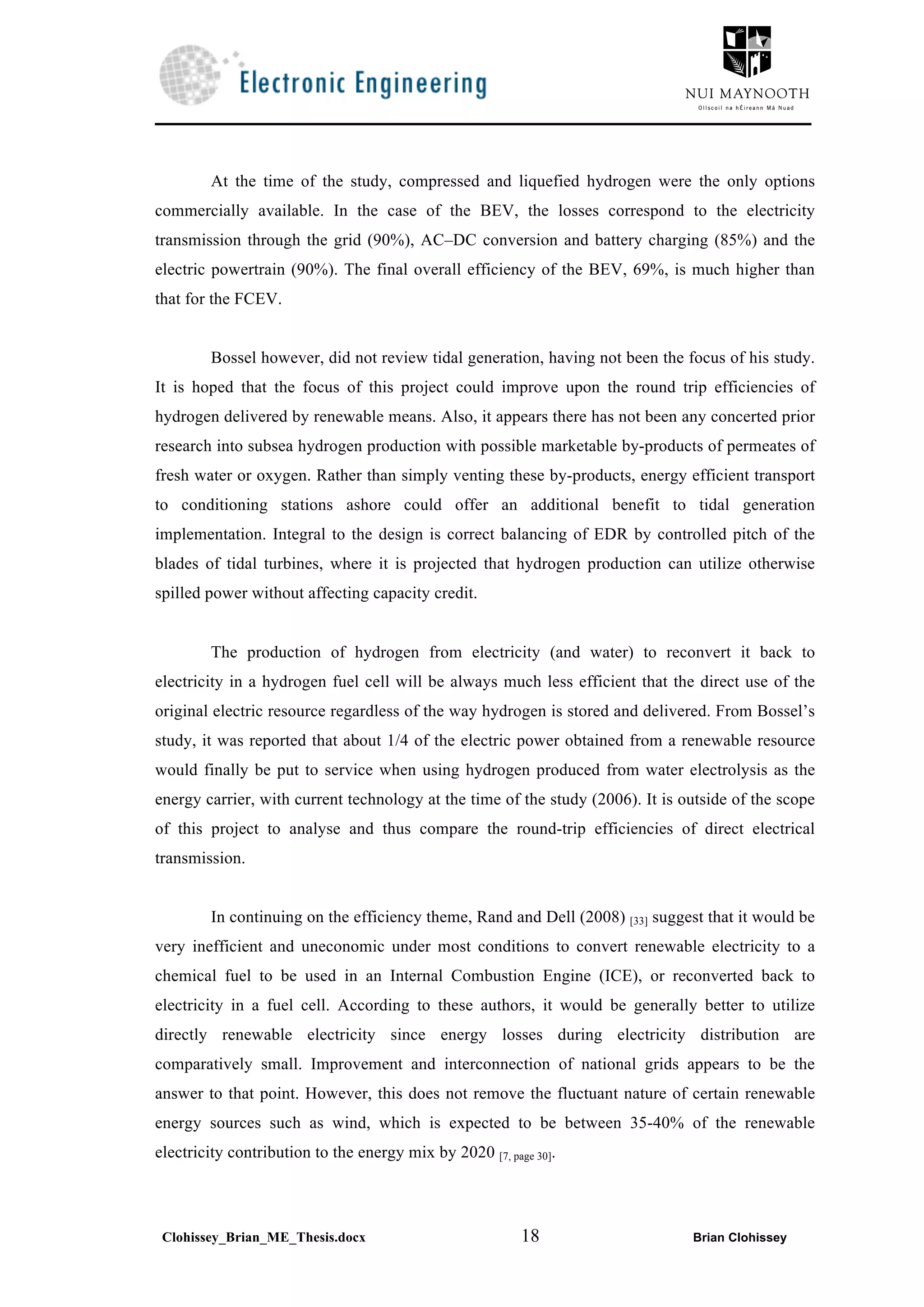 An Investigation into Subsea Hydrogen Production | PDF