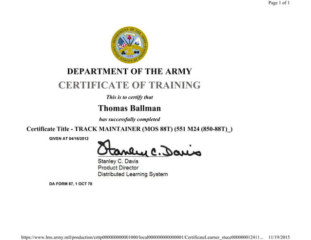 Track Maintainer | PDF