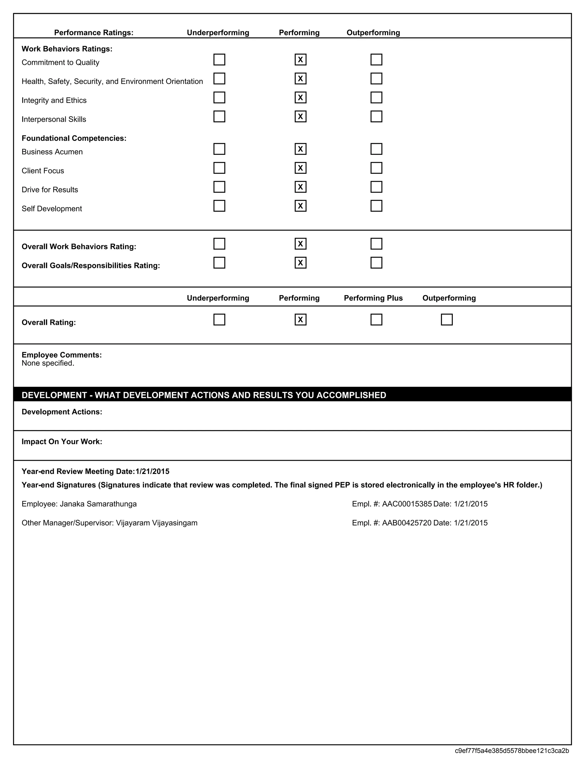 Performance Evaluation | PDF