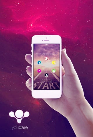 youdare universal mobile app ios, android, ipad UI/UX design | PDF