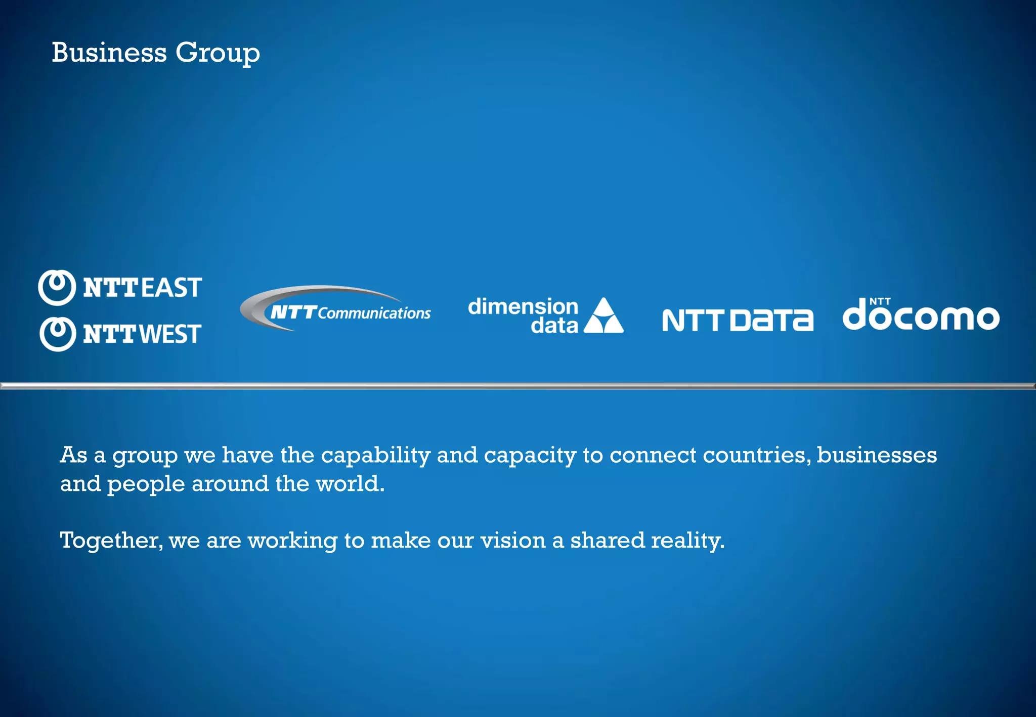 NTT Group Overview 2015 | PPT