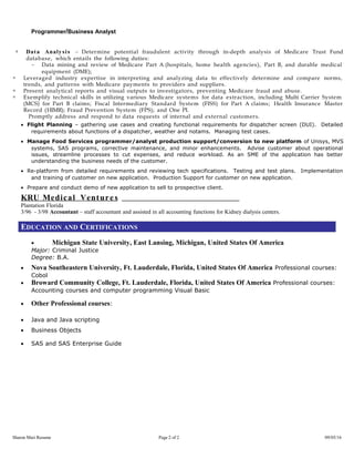 Sharon Mari resume | PDF