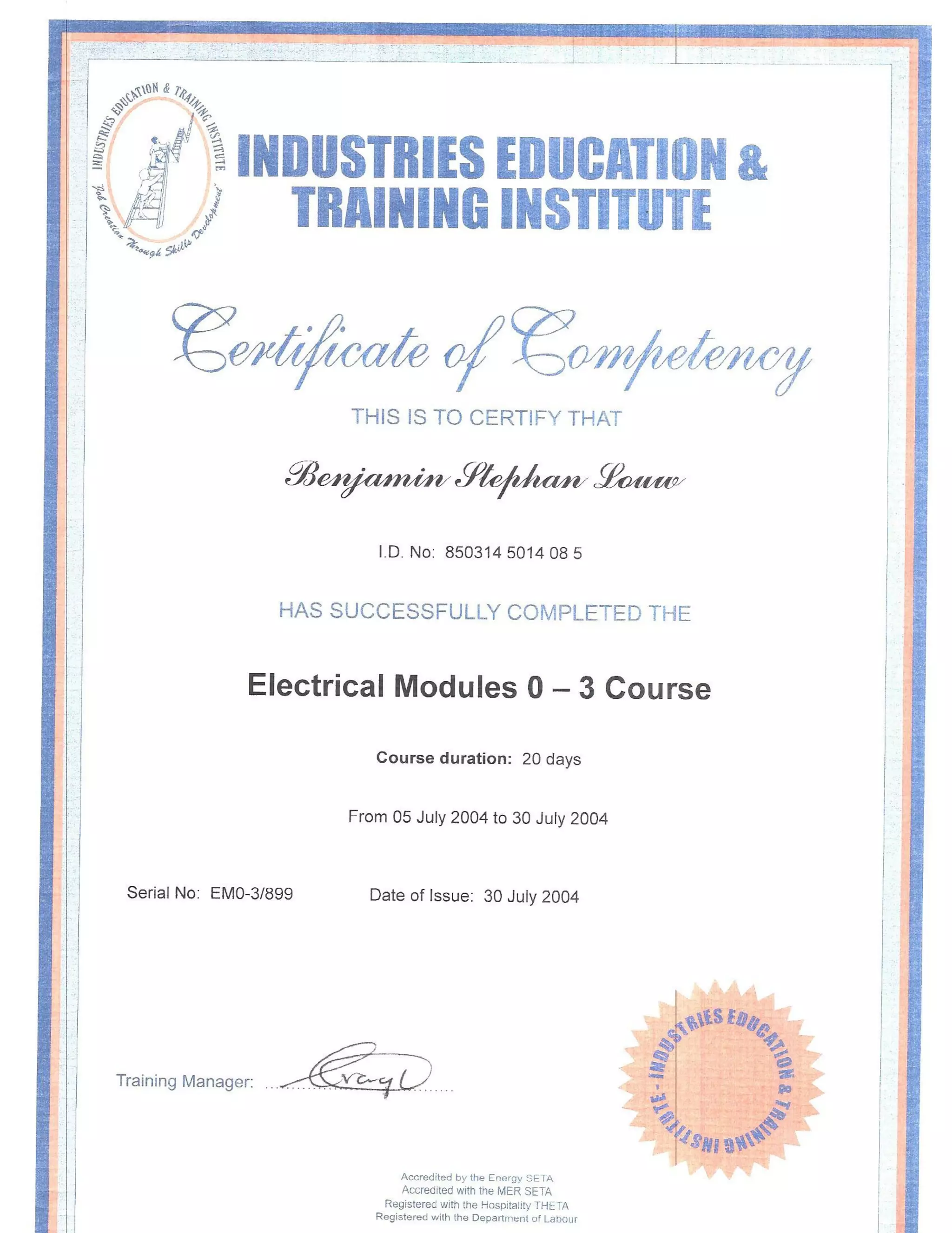 Eca, Plc and Hmi training [679127] | PDF