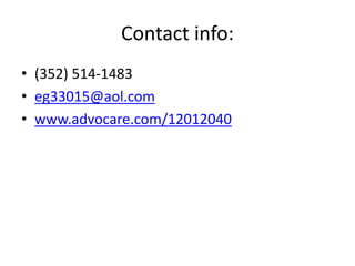 Introduction to Advocare | PPT