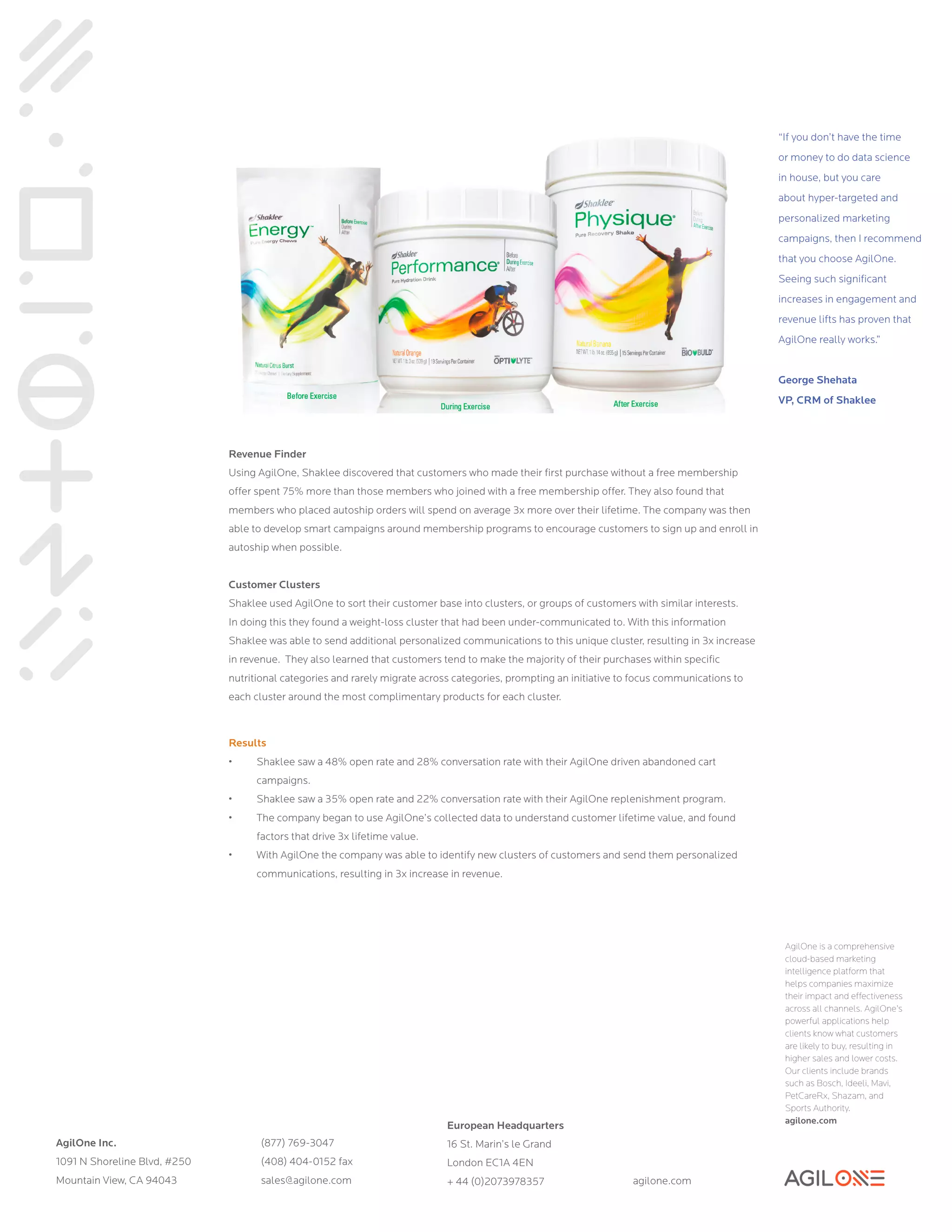 Shaklee Case Study (1) | PDF
