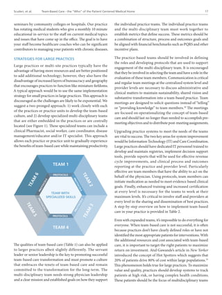 team-based-care_final_print | PDF | Healthcare Industry | Industries