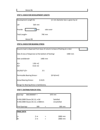 Isolated Footing | PDF