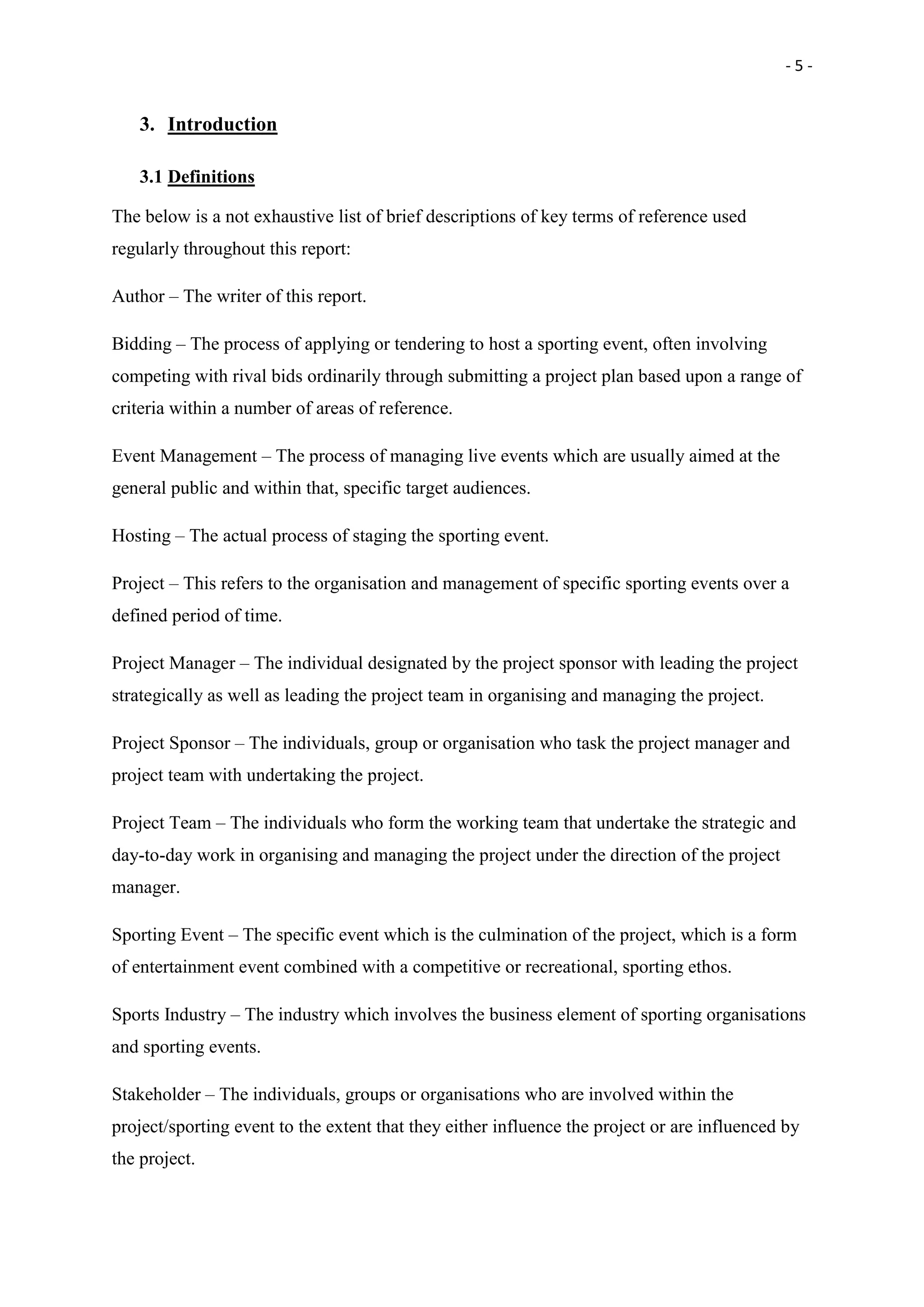 Thesis - External Stakeholder involvement in the Sporting Event process ...