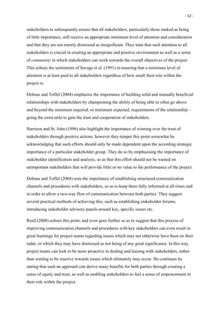 Thesis - External Stakeholder involvement in the Sporting Event process ...