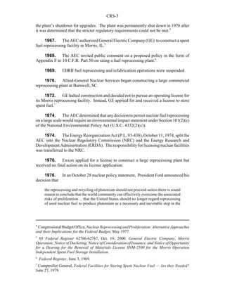 RS22542 Nuclear Fuel Reprocessing | PDF