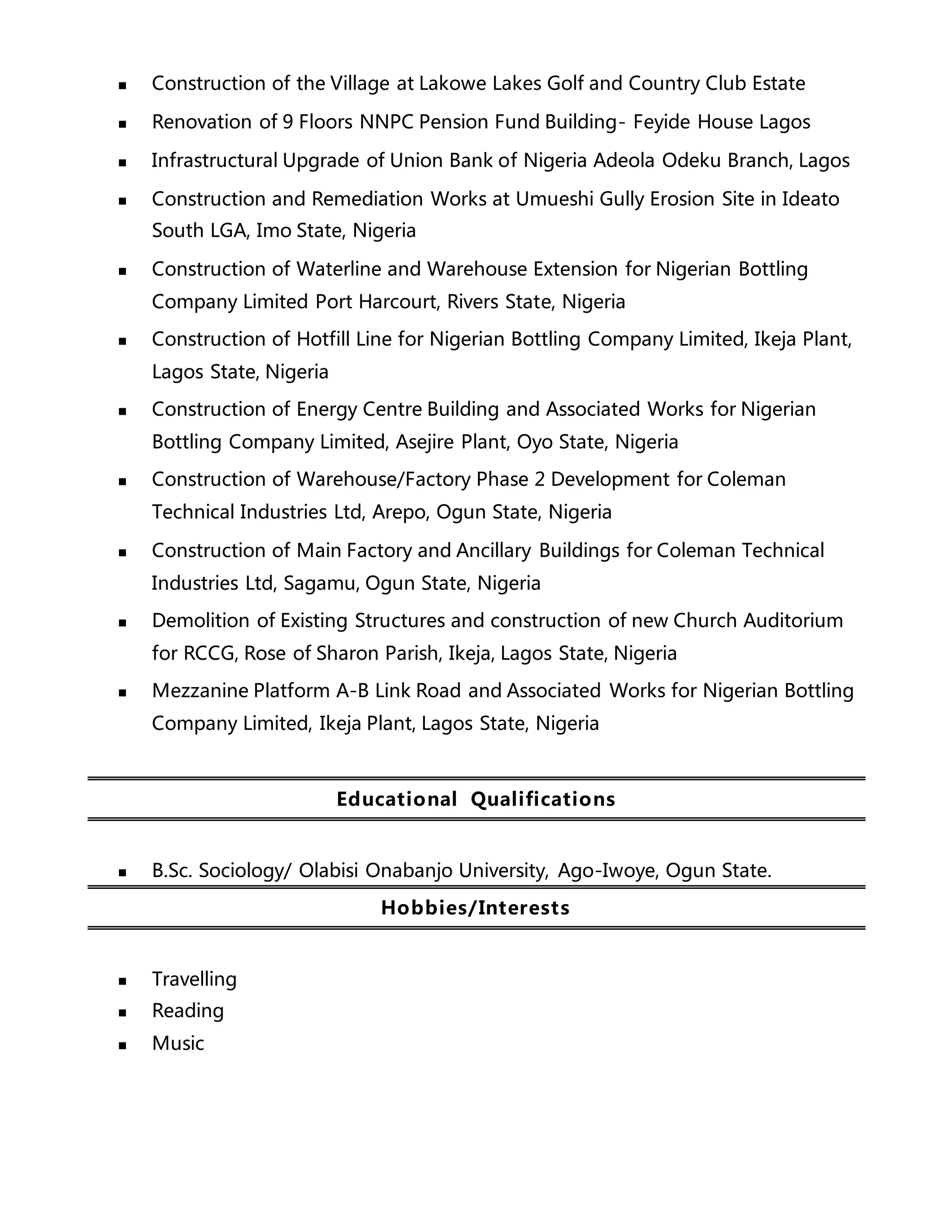 Adetayo Olubanke Document Control Officer | PDF