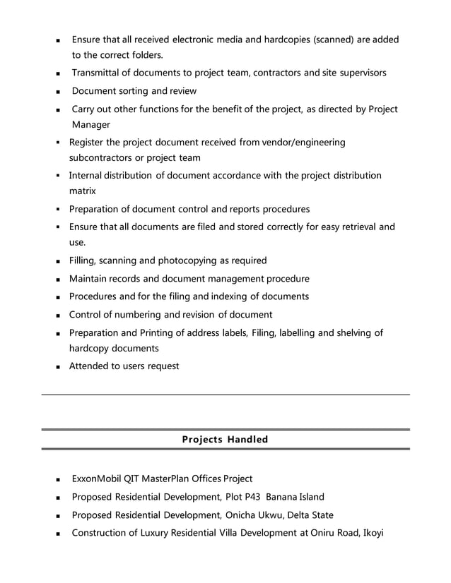 Adetayo Olubanke Document Control Officer | PDF