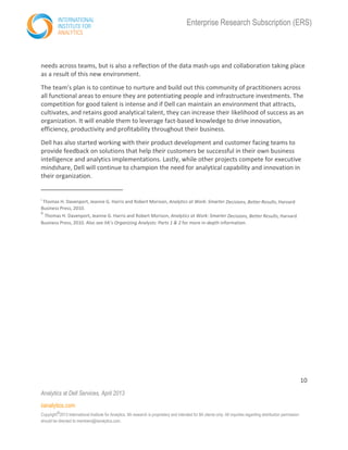 3 Leading Practice Brief - Analytics at Dell Services (2) | PDF
