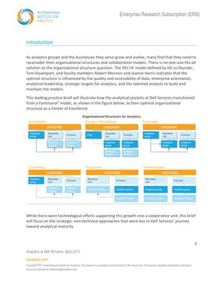 3 Leading Practice Brief - Analytics at Dell Services (2) | PDF