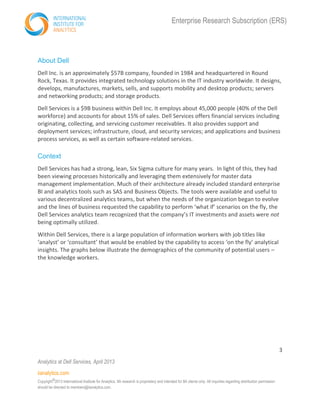3 Leading Practice Brief - Analytics at Dell Services (2) | PDF