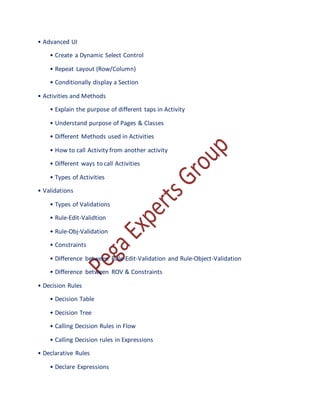 PEGA 7 Course Content (2) | PDF