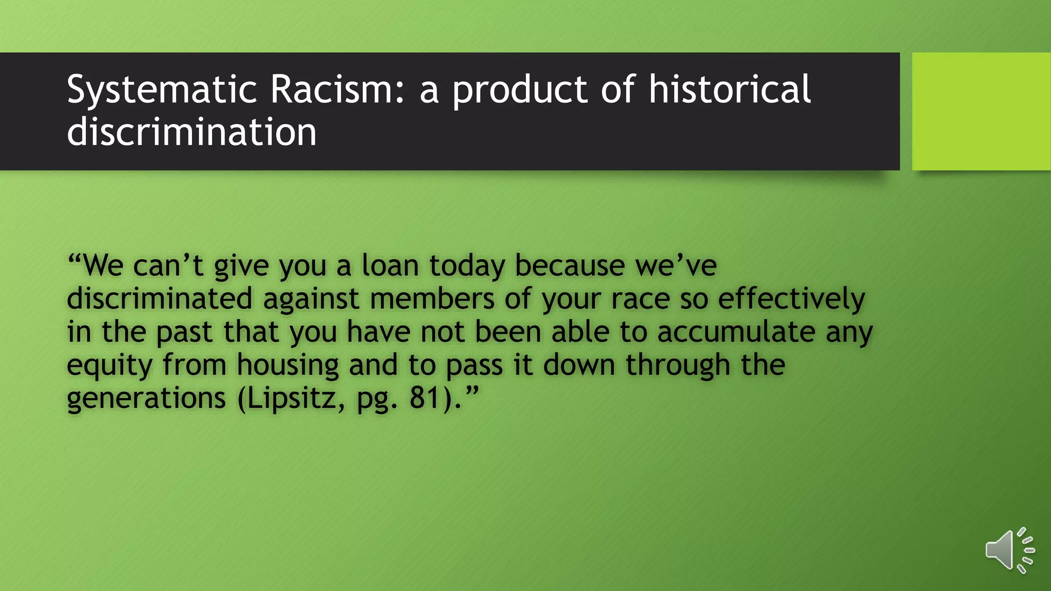 Systematic Racism and White Privilege | PPT