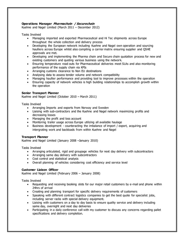 Richard Maher CV | DOCX
