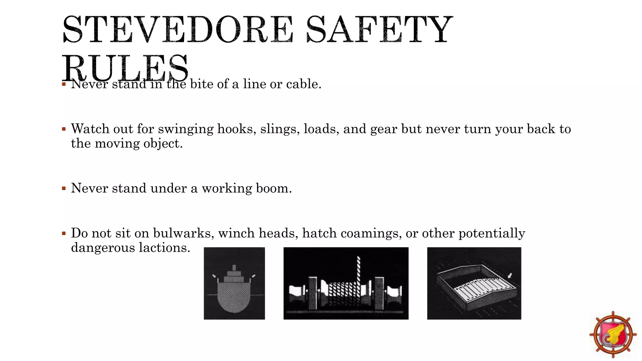 Stevedore safety rules | PPTX