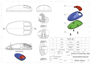 Mouse Assembly Drawings | PPT