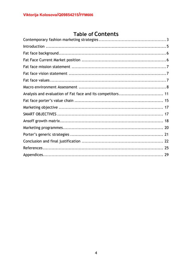 Fat Face Case Study Report | PDF | Business | Business and Finance