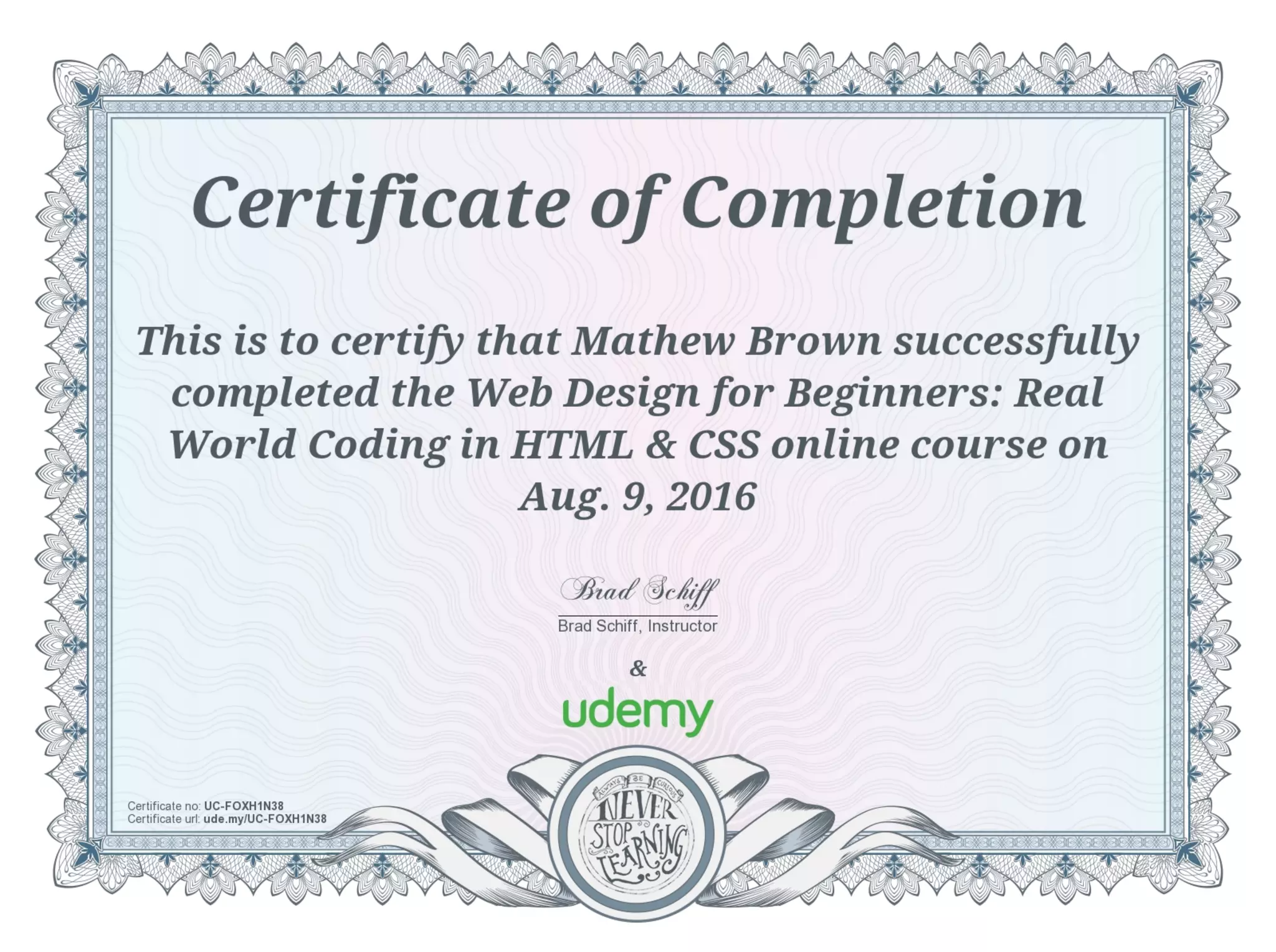 certificate_beginner_HTMLCSS | PDF