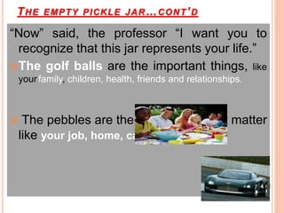 The empty pickle jar | PPTX