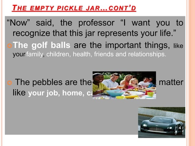 The empty pickle jar | PPTX